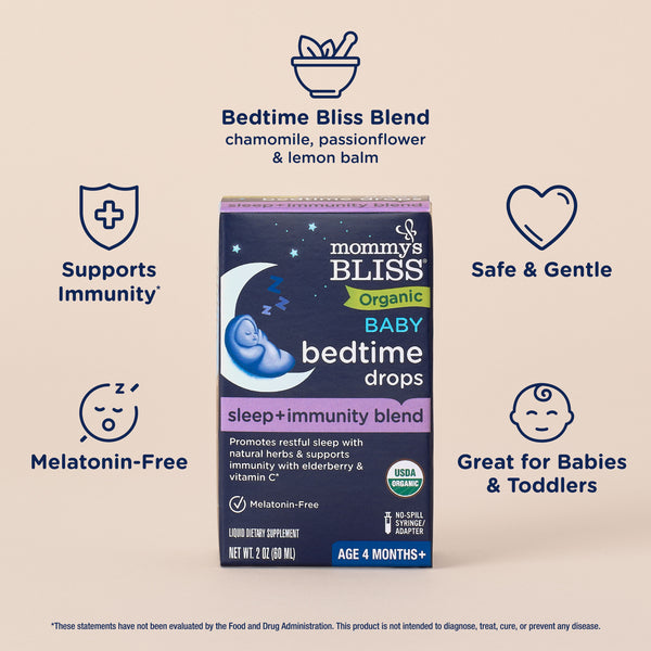 Organic Baby Bedtime Drops – Mommy's Bliss