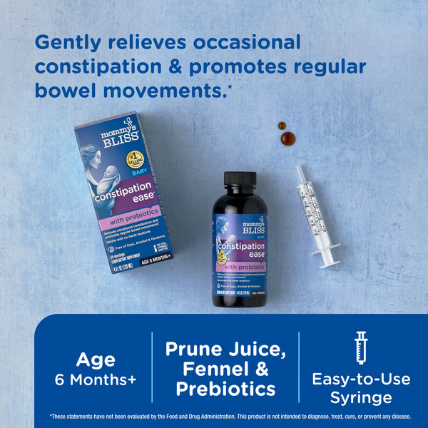 Baby Constipation Ease with Prebiotics* – Mommy's Bliss