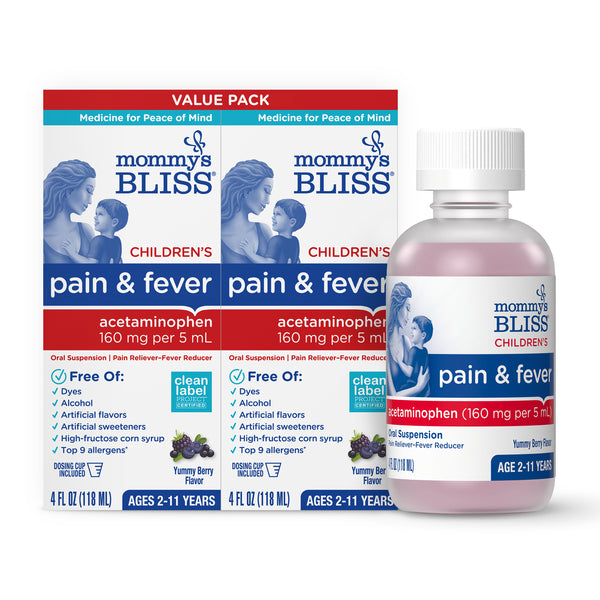 Children's Fever Reducer Value Pack 8oz - Mommy's Bliss
