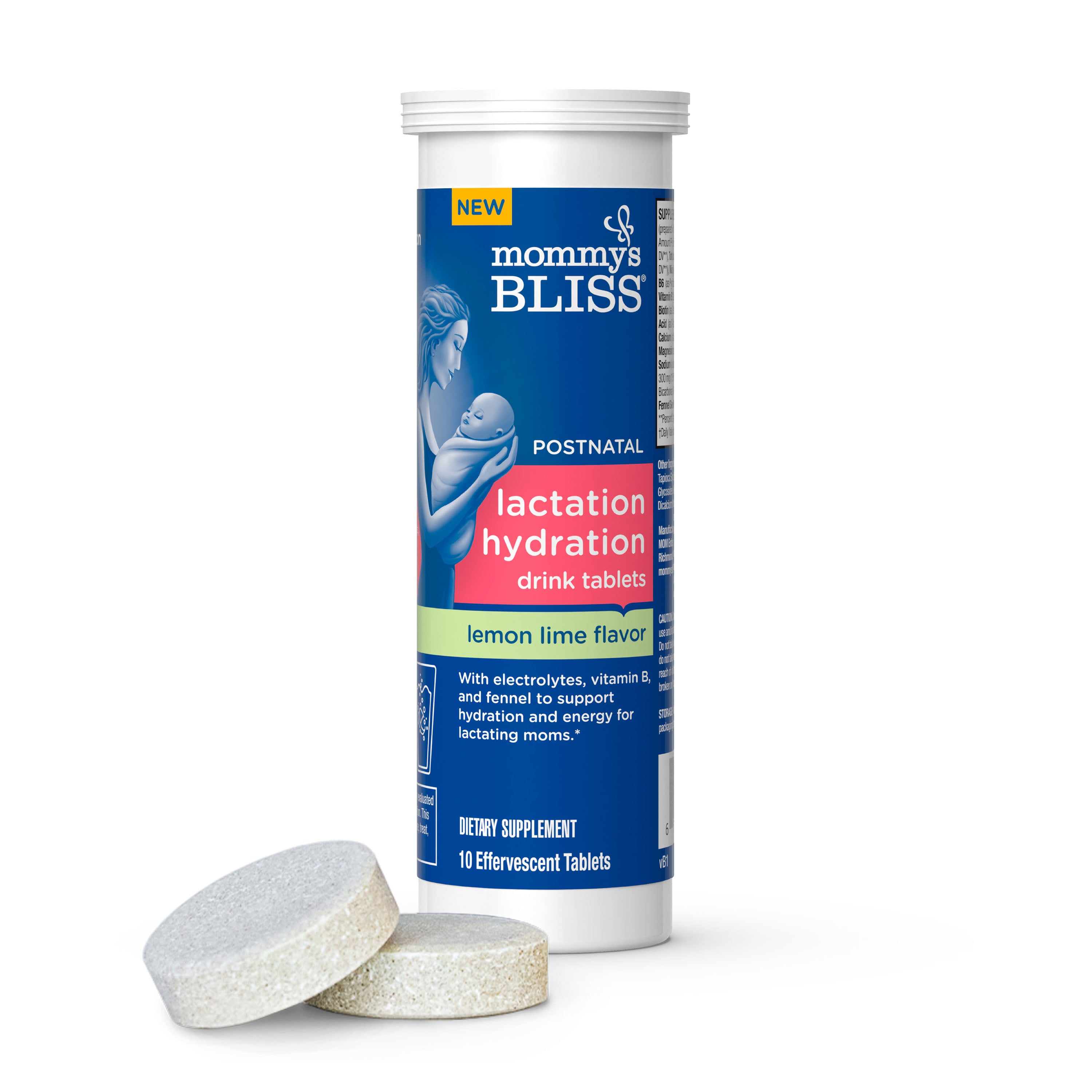 Lactation Hydration Drink Tablets - Lemon Lime – Mommy's Bliss