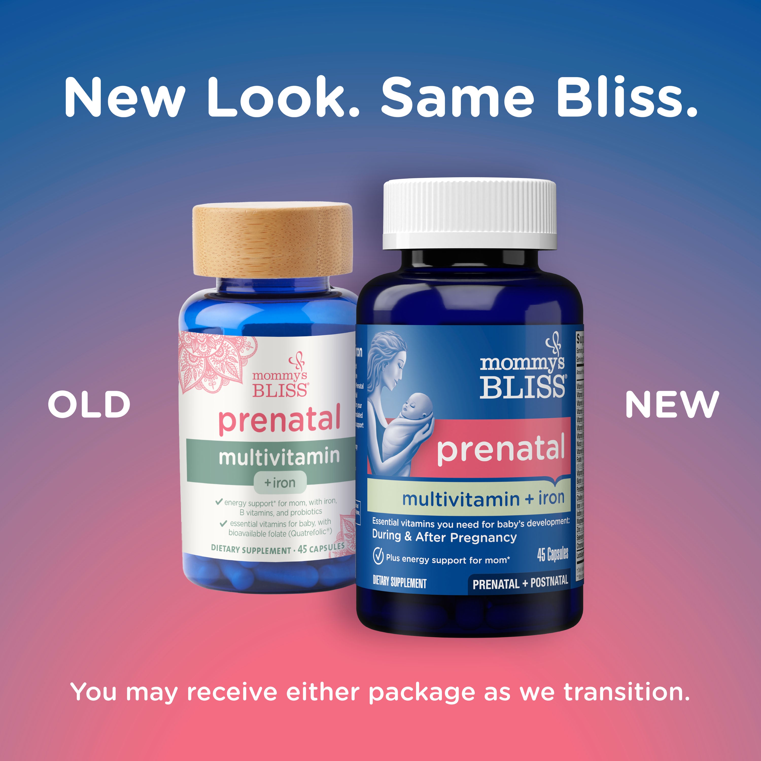 Prenatal Multivitamin + Iron – Mommy's Bliss