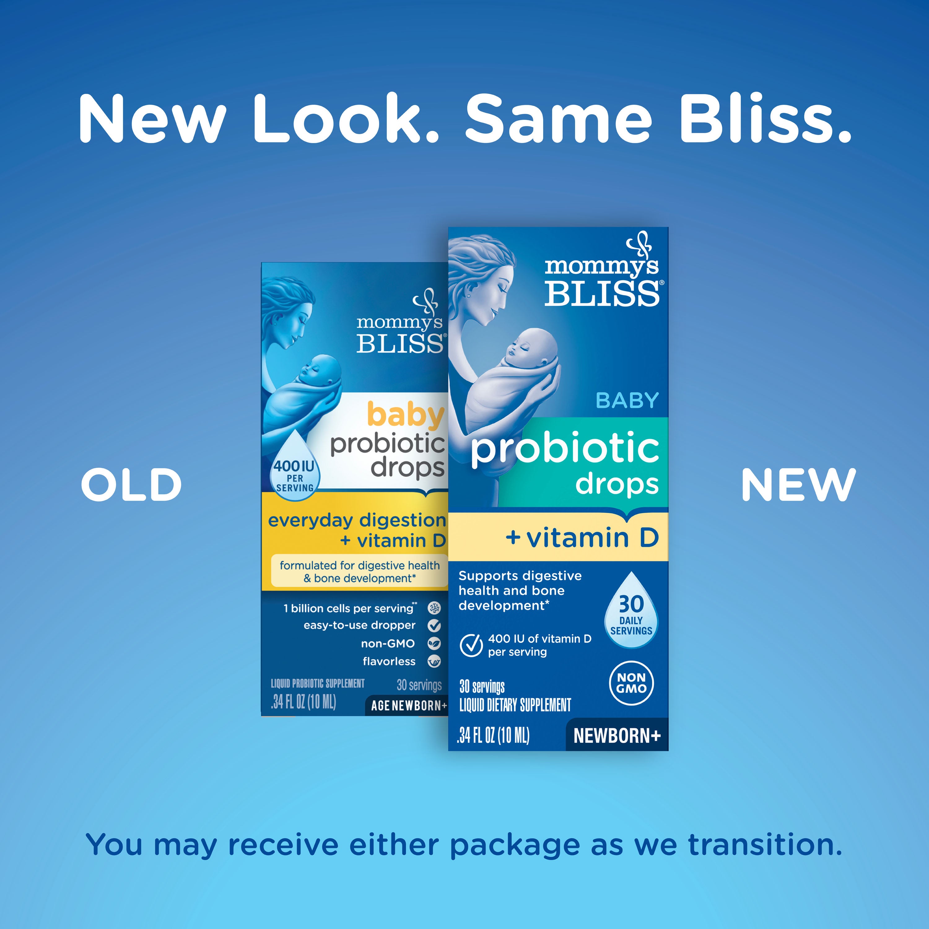 Probiotic Drops + Vitamin D – Mommy's Bliss