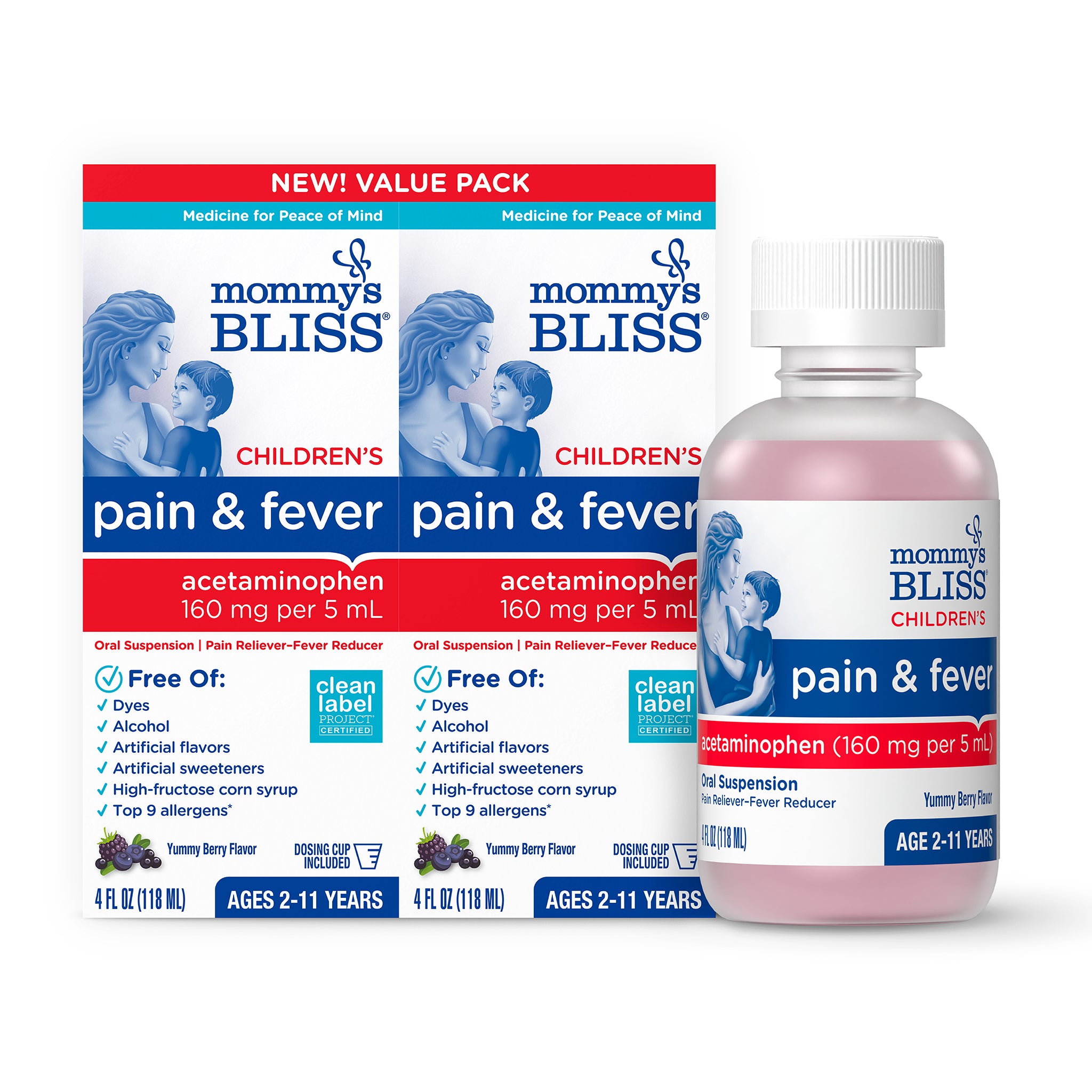Children's Fever Reducer Value Pack 8oz - Mommy's Bliss