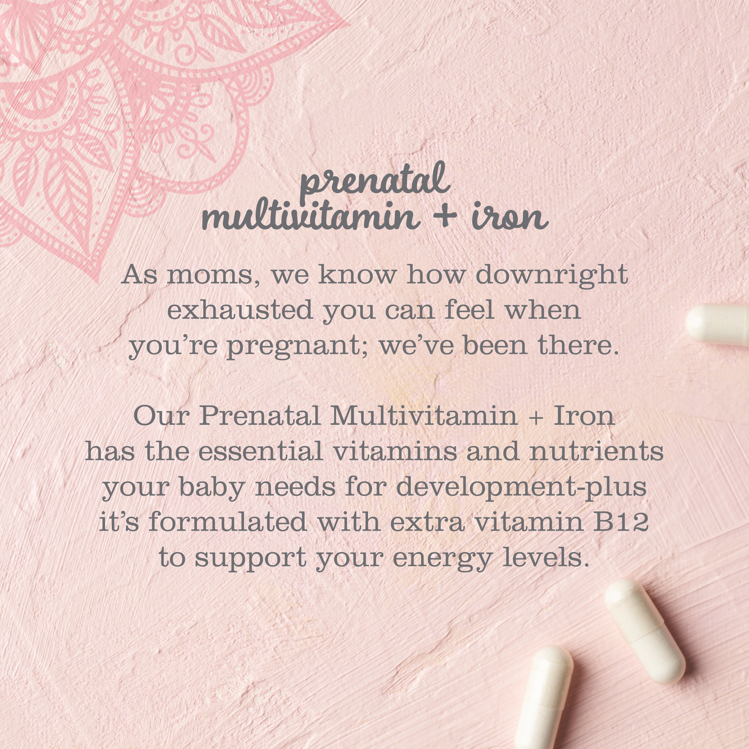 Prenatal Multivitamin + Iron – Mommy's Bliss