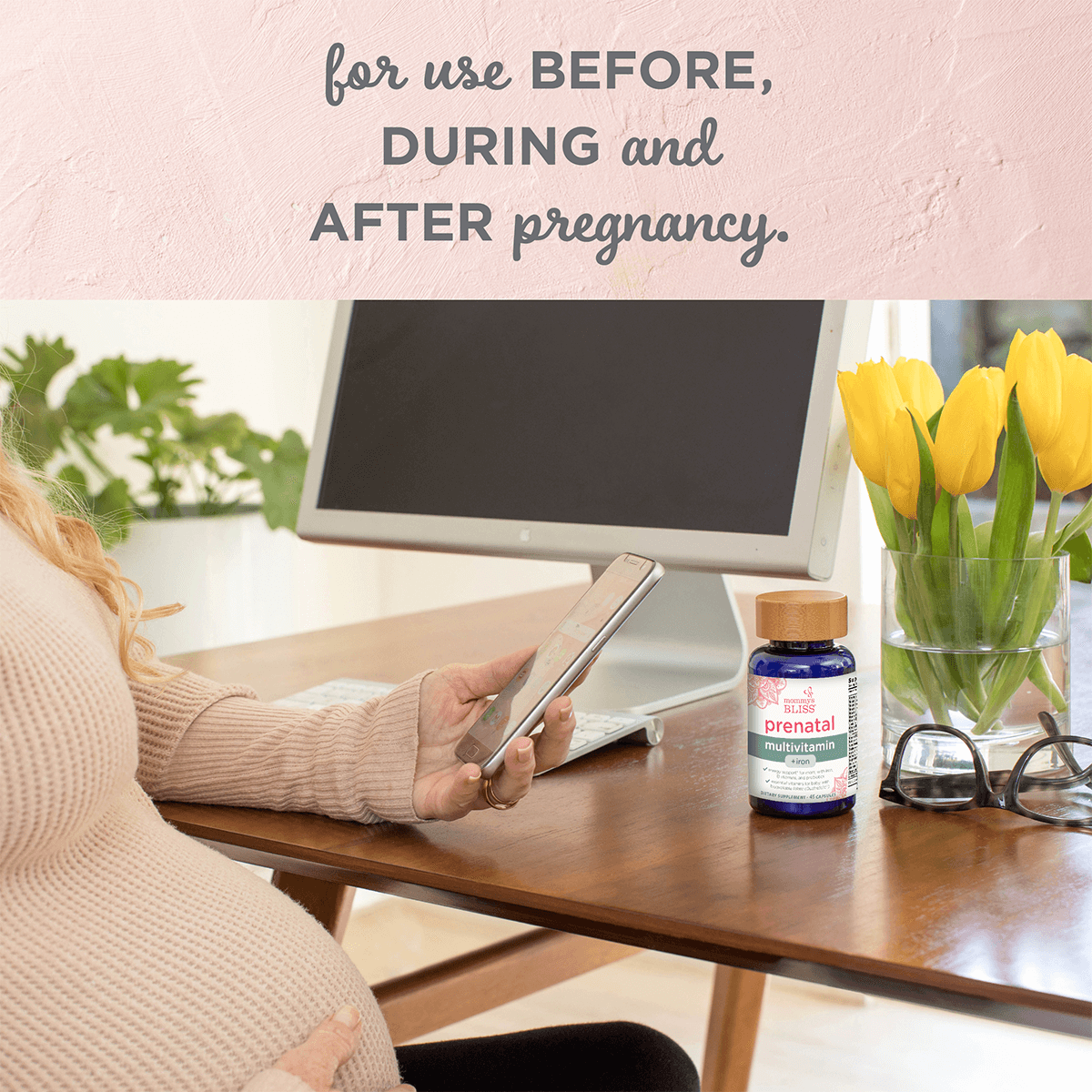 Prenatal Multivitamin + Iron – Mommy's Bliss